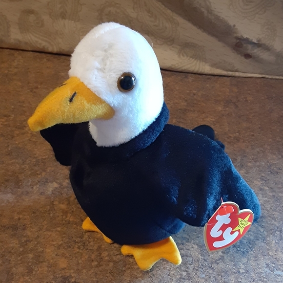 Beanie Babies | Other | Vintage Original Ty Beanie Baby Baldy Brand New ...